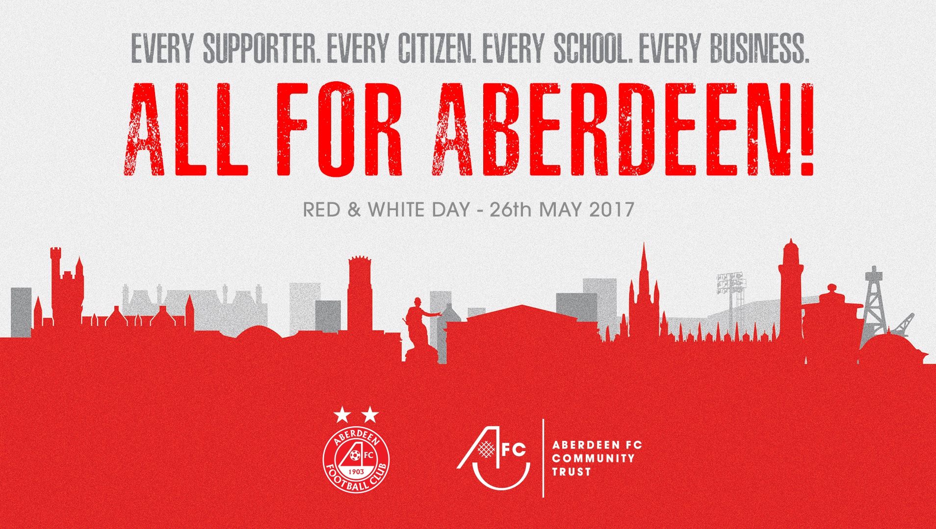 Aberdeen Community Trust | Red & White Day | Friday 26th May