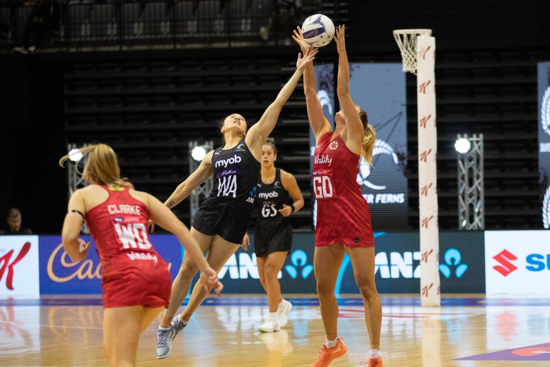 England Netball | Vitality Roses depart for New Zealand to face Silver ...