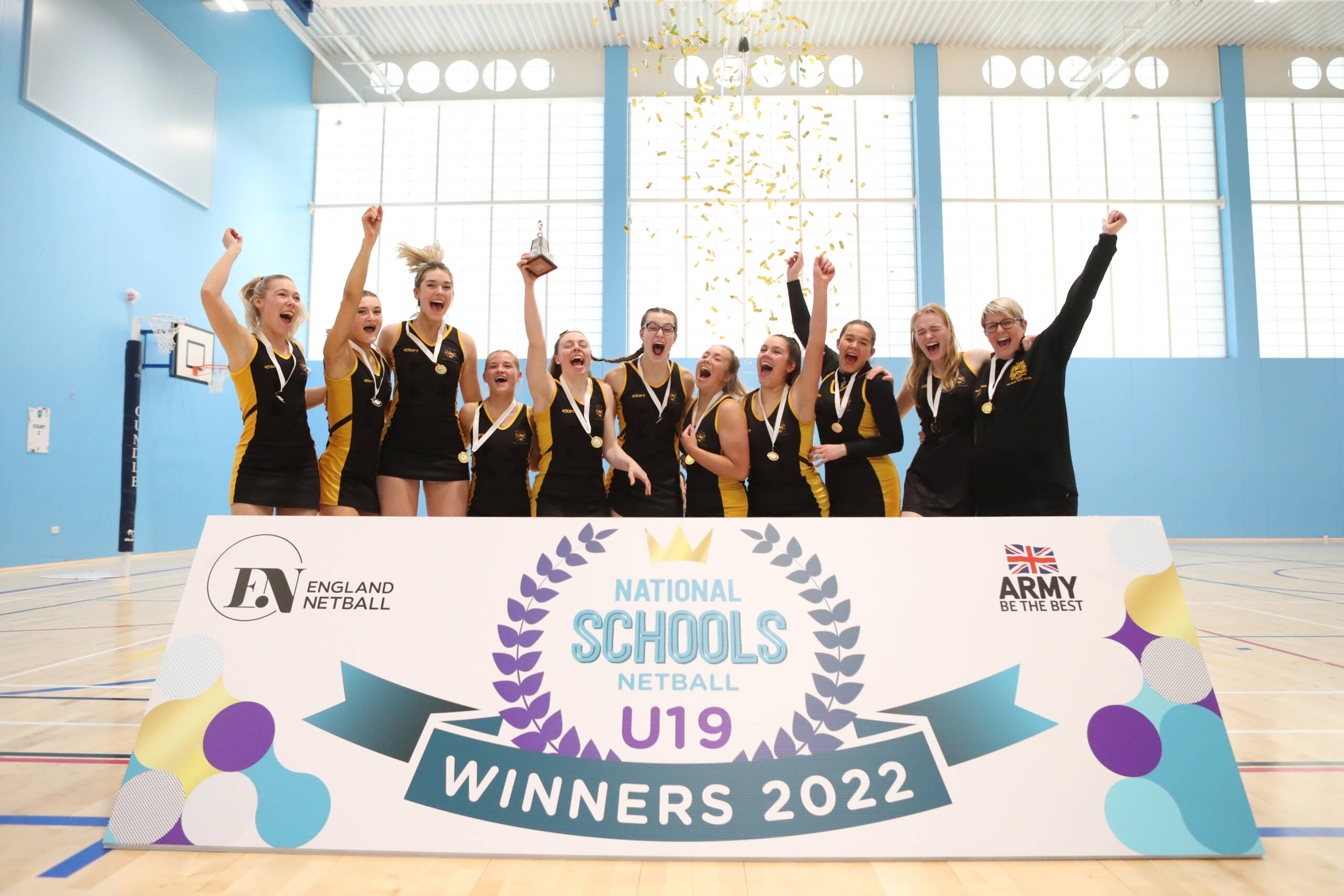 England Netball | Blue Coat claim U19 title at 2021/22 National Schools ...
