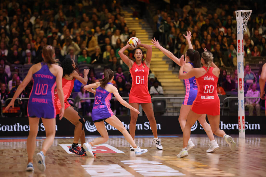 England Netball | Vitality Roses defeat Scottish Thistles and move into the second stage of the ...