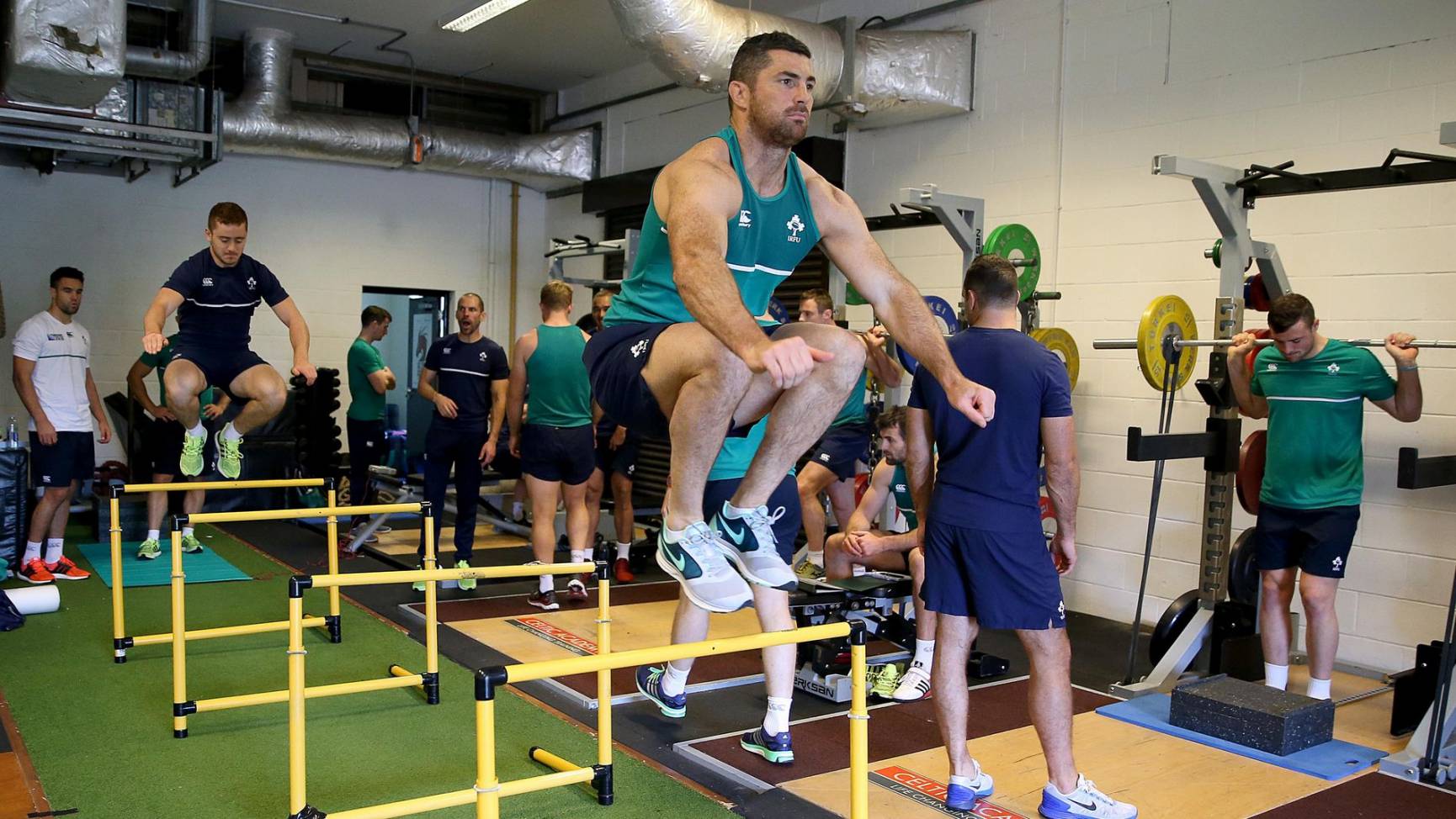 Irish Rugby | In Pics: Ireland Gym Session At Celtic Manor Resort