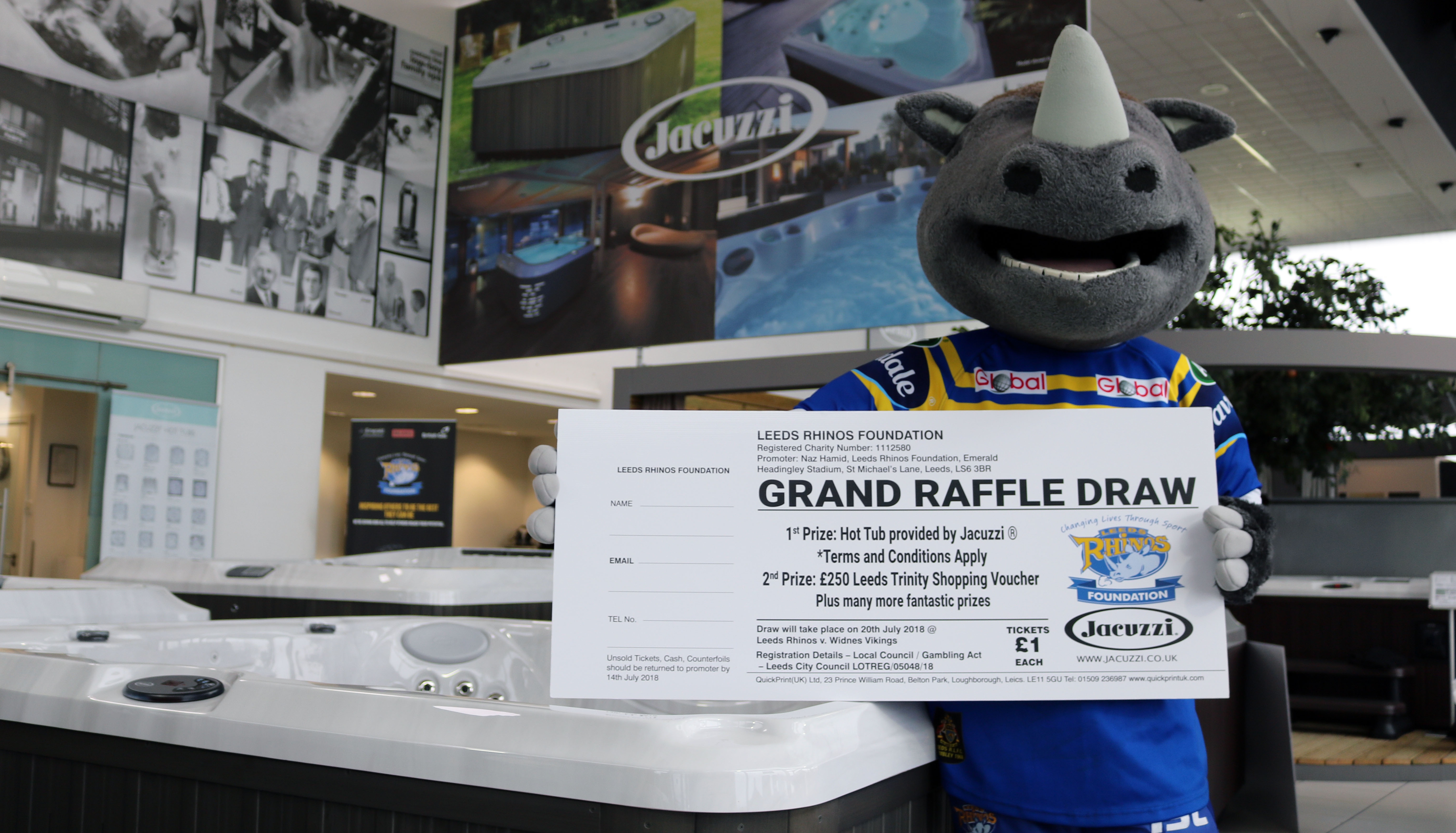 Get your Grand Raffle Draw tickets on Briggate 14th April - Leeds ...
