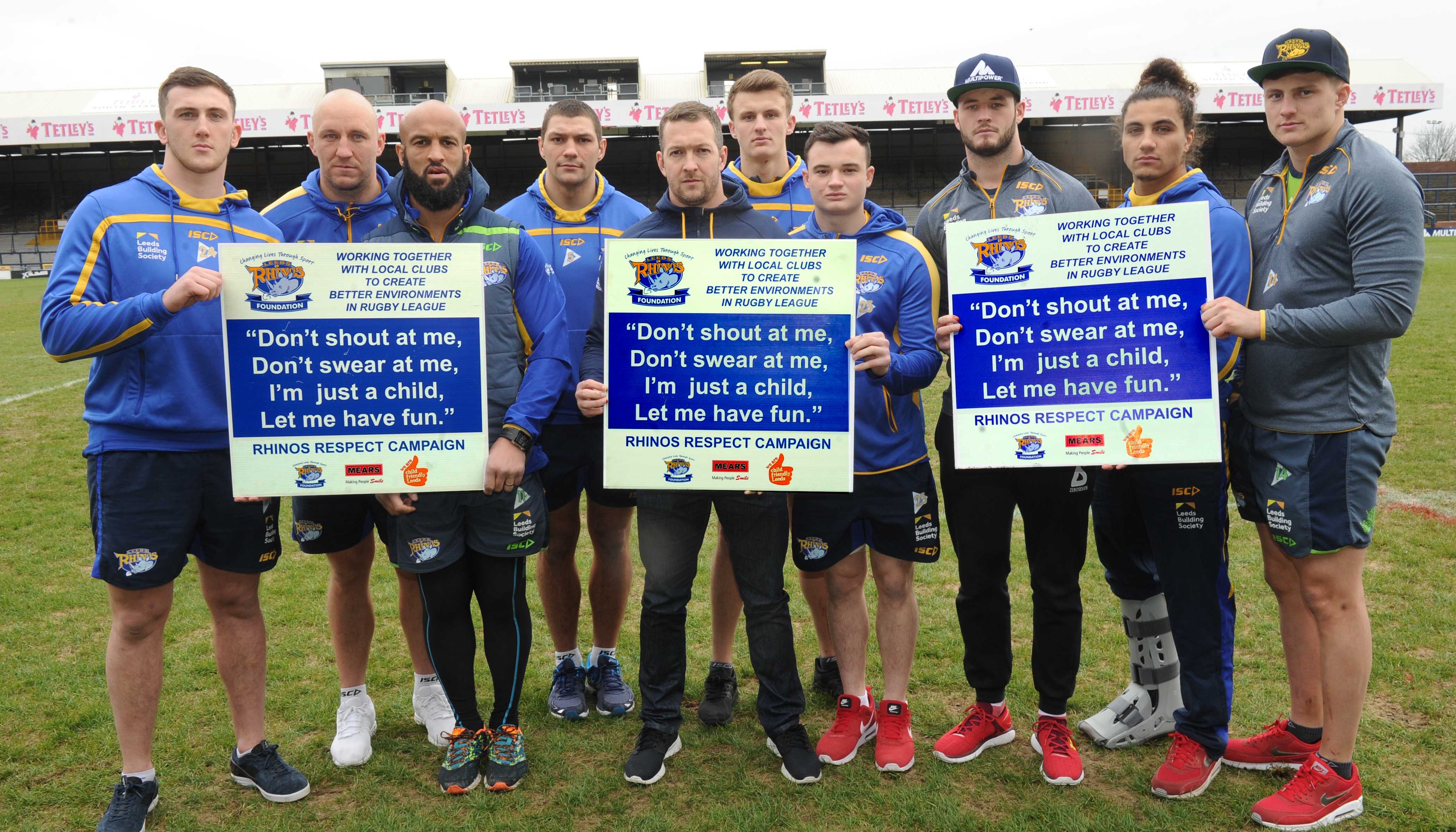 Leeds Rhinos Foundation launch new Respect campaign - Leeds Rhinos ...