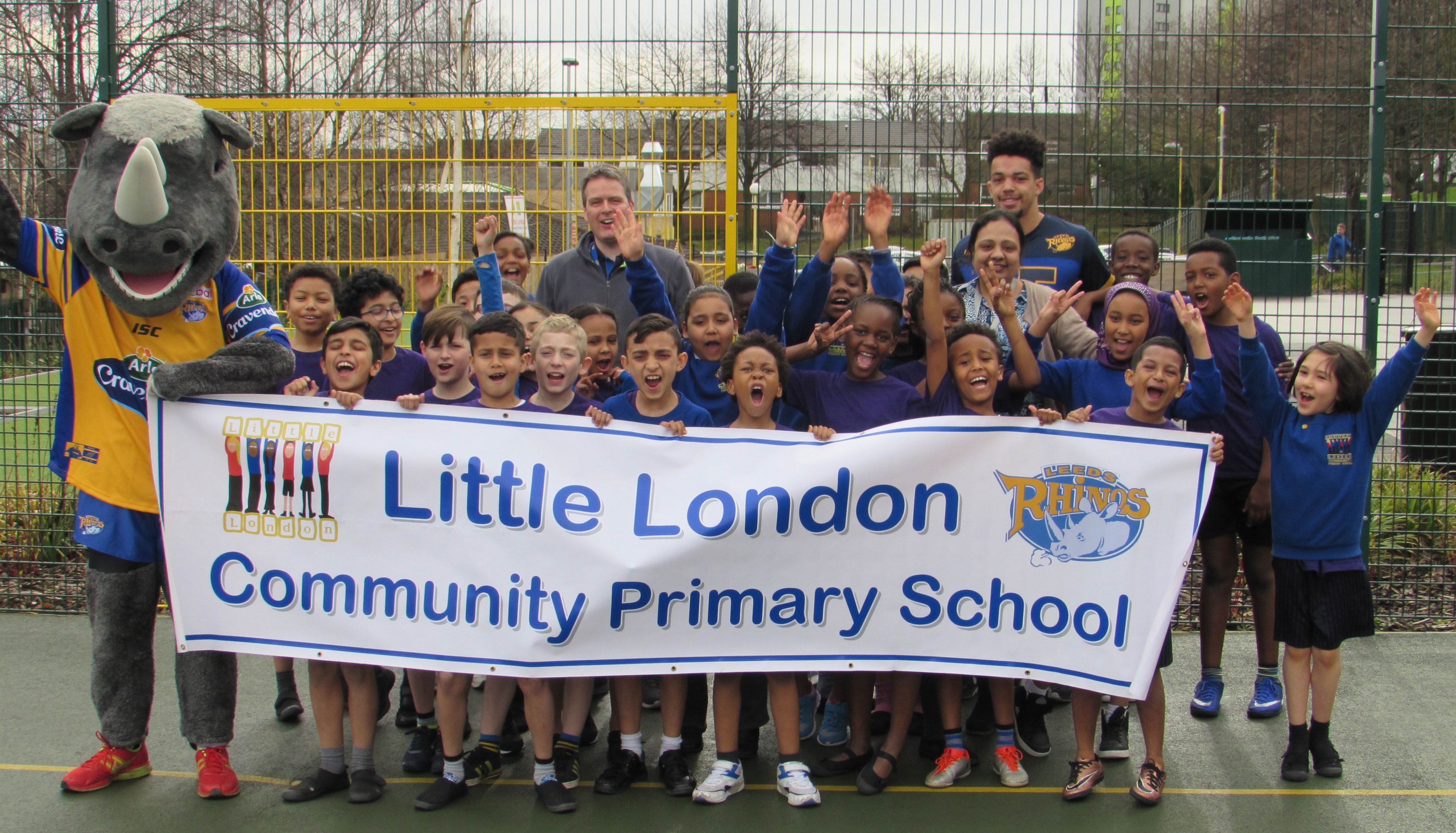 Rhinos star visits Little London Primary School for Rhinos Takeover Day ...