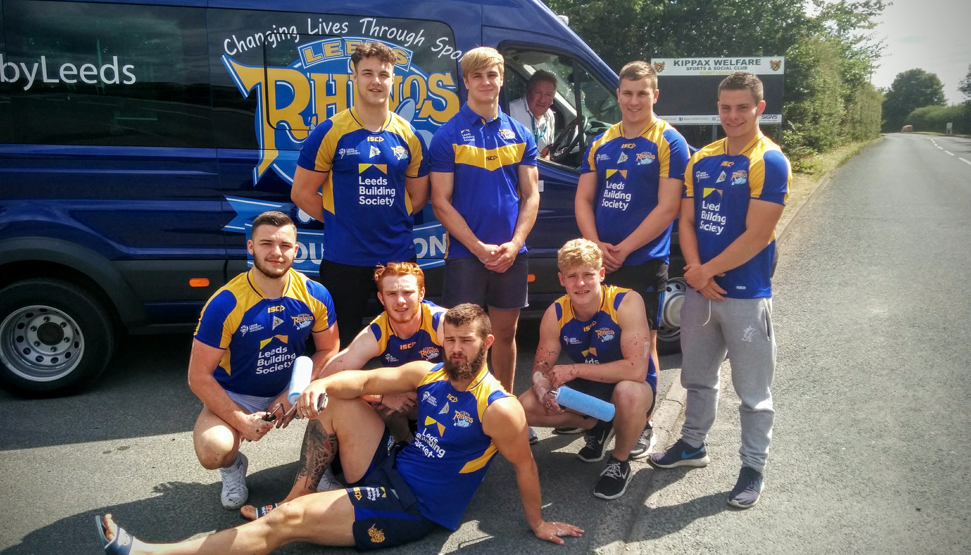 Rhinos Academy give Kippax Welfare a timely makeover in time for the ...