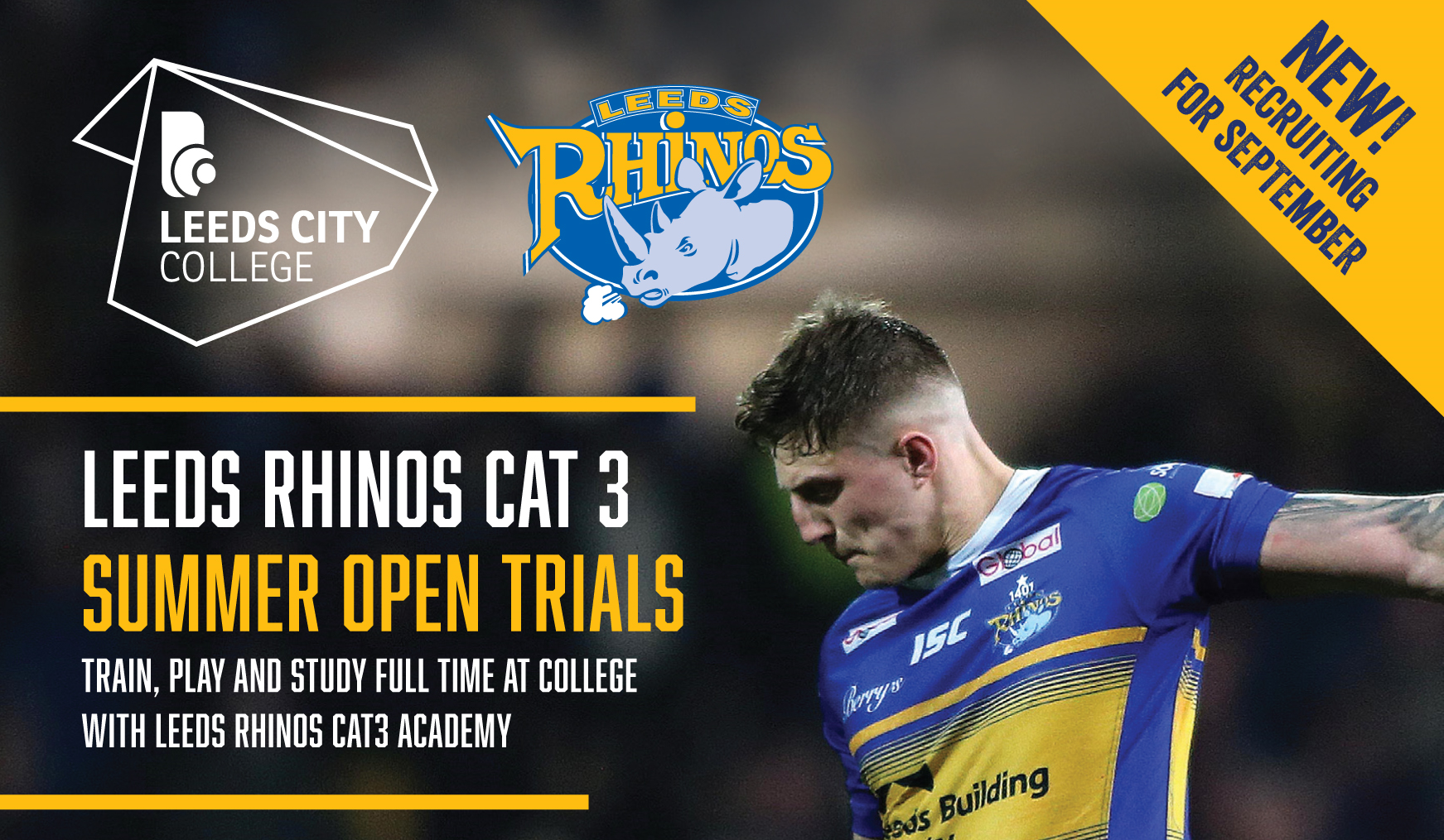 Open trial event for Rhinos new Category 3 Rugby League Academy - Leeds ...