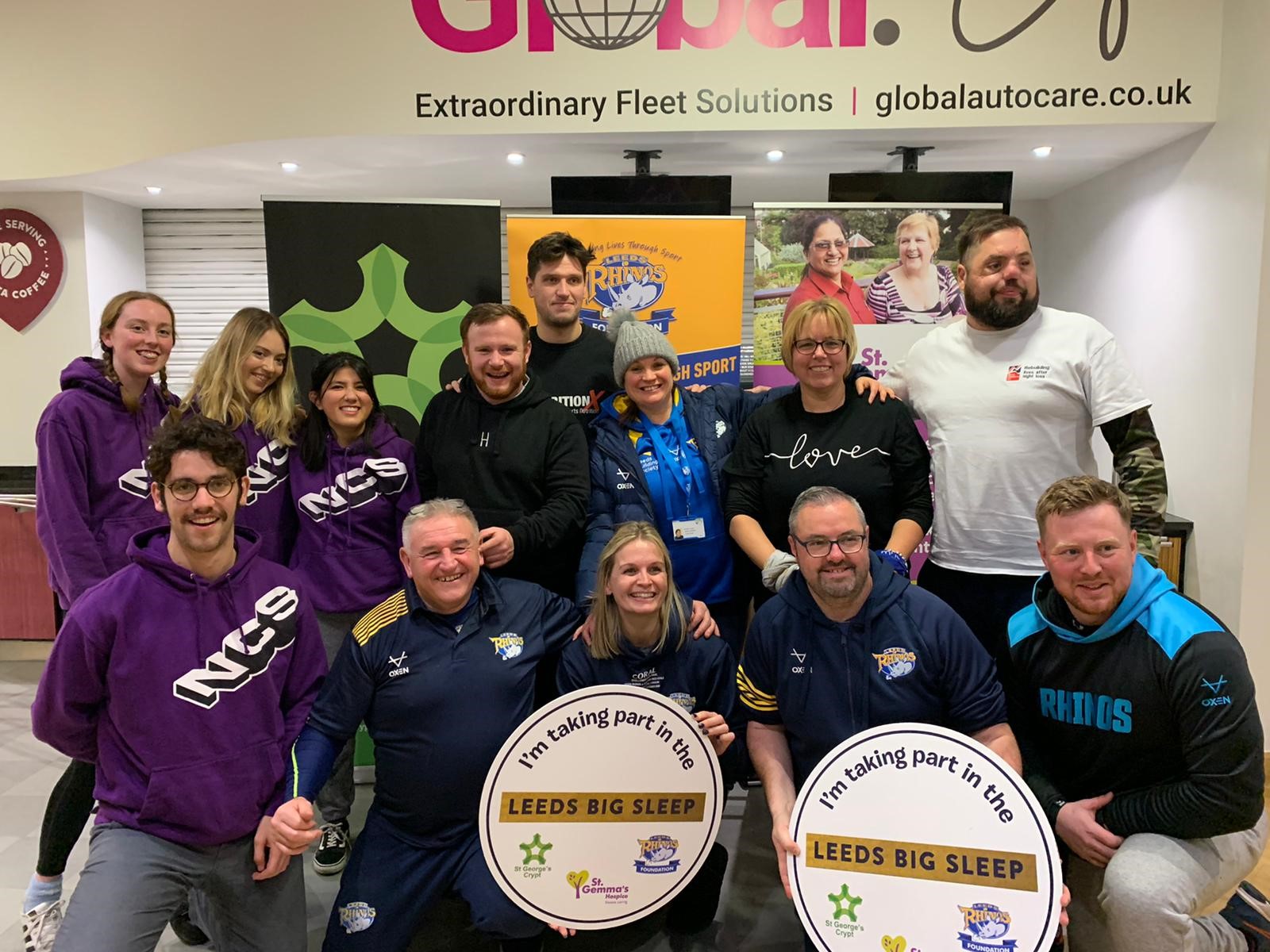 Gareth Cook pays tribute to Leeds Big Sleep participants after sleepout ...