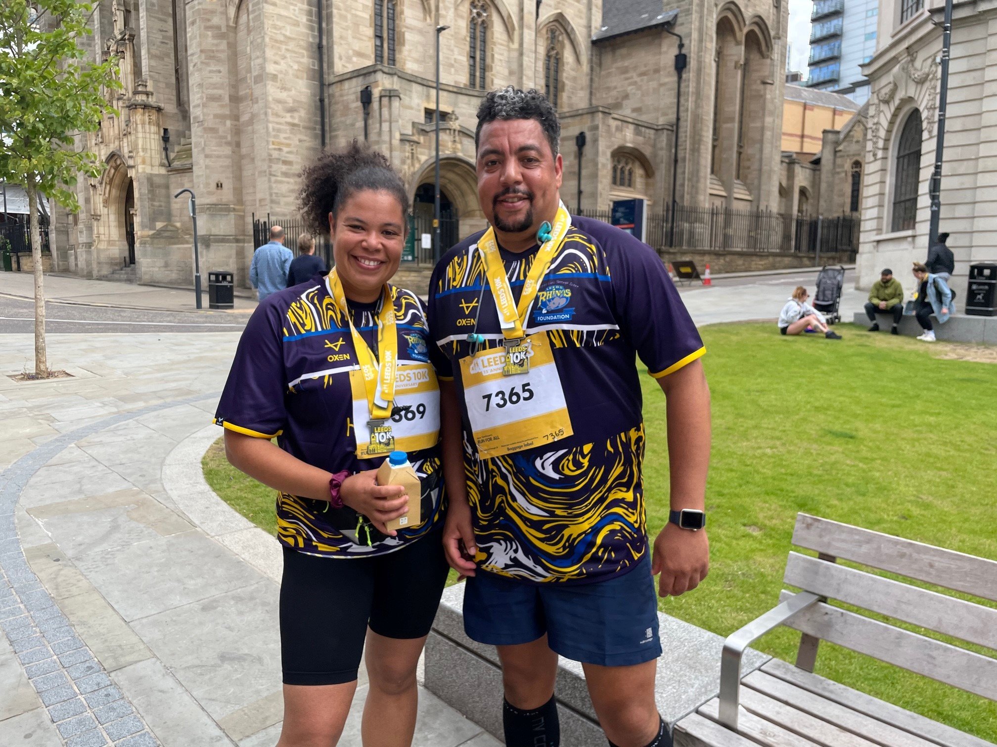 Rob Burrow and Kevin Sinfield lead Run with the Rhinos charge at the ...