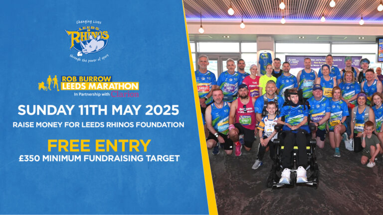 Leeds Rhinos Foundation opens 2025 Marathon and Half Marathon places ...
