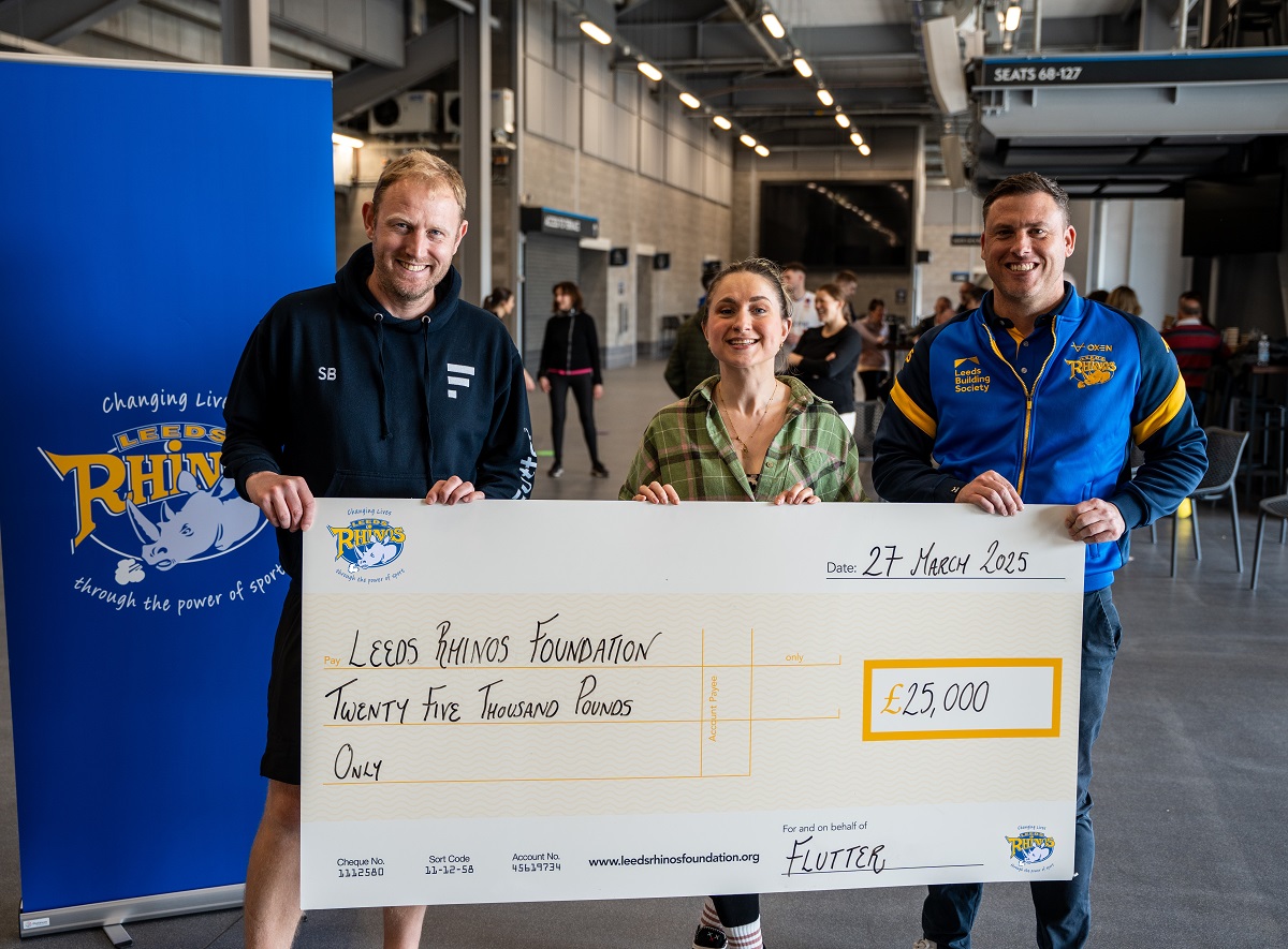 Flutter partnership with Leeds Rhinos Foundation saves vital community ...