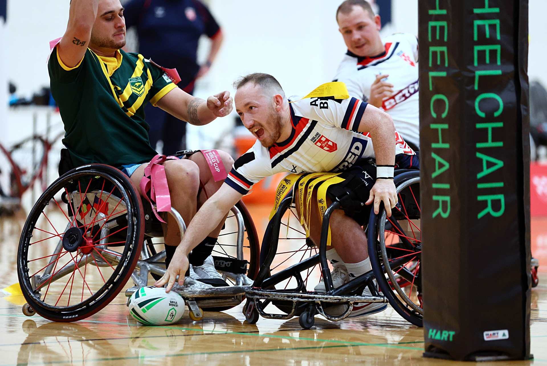 Two tries for Collins in Wheelchair Test victory over Australia - Leeds ...