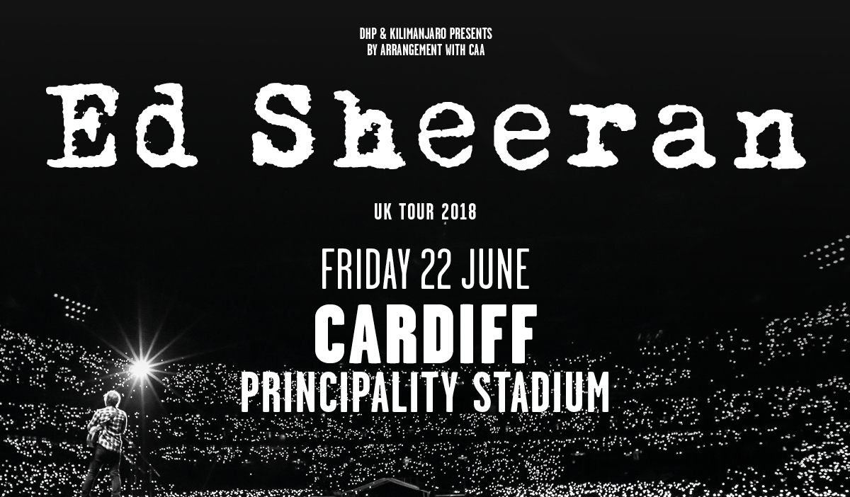 Principality Stadium | Ed Sheeran announces Principality Stadium concert