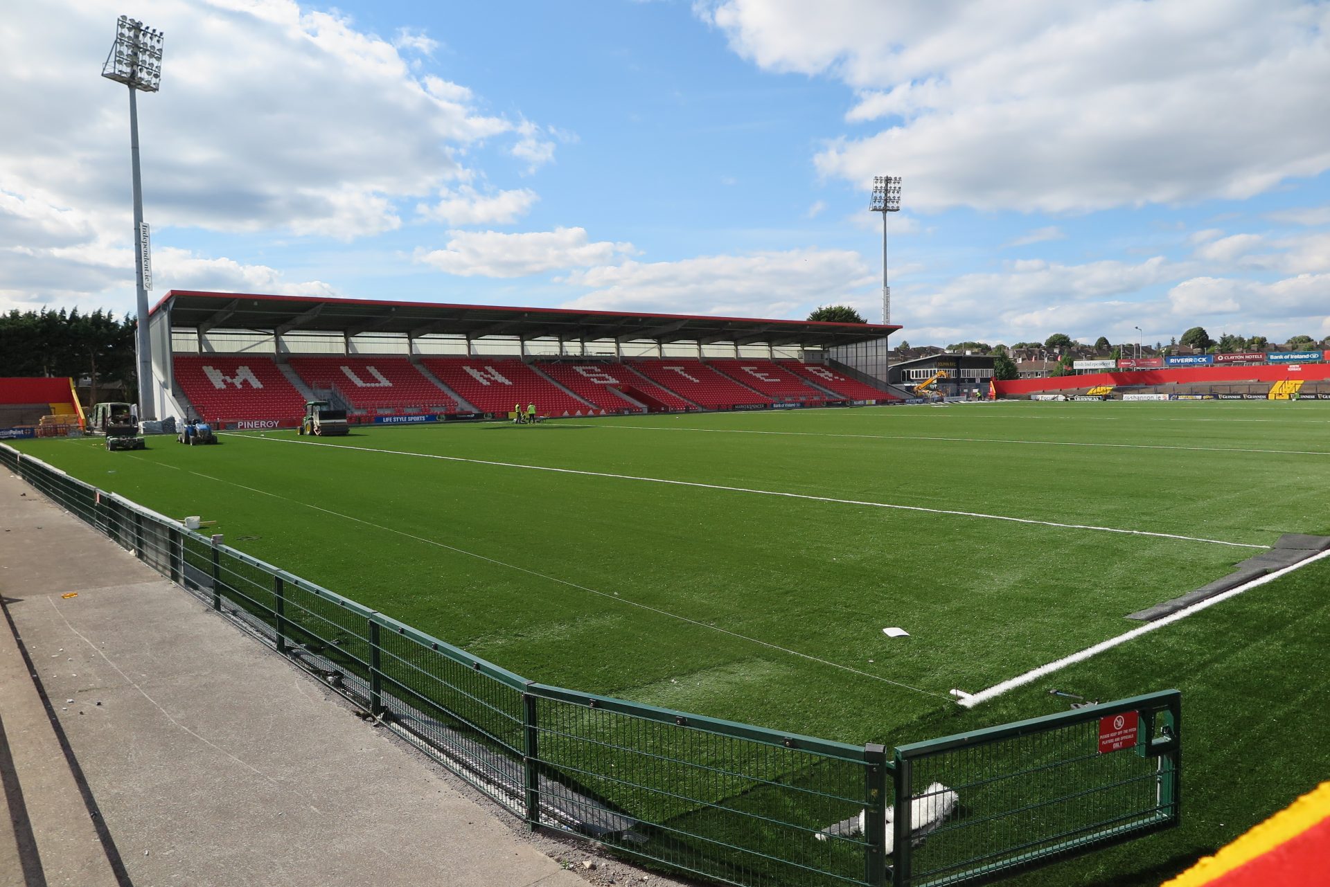 Munster Rugby | New Modified 3G Pitch Laid At Musgrave Park