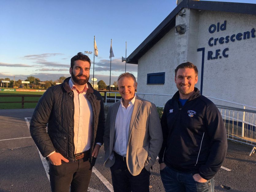 Munster Domestic Rugby | Joe Schmidt Visits Old Crescent RFC