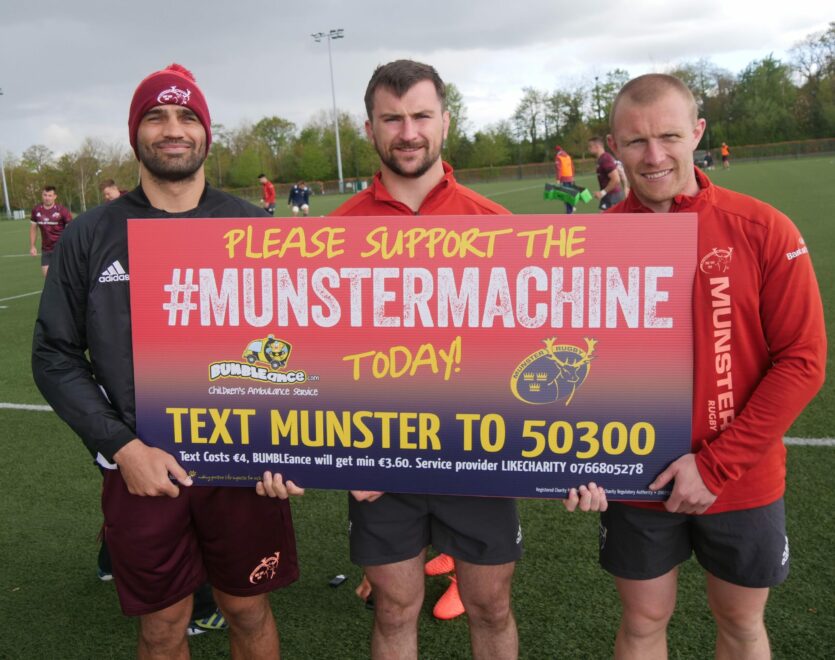 Munster Rugby | BUMBLEance Raising Funds For Munster Machine
