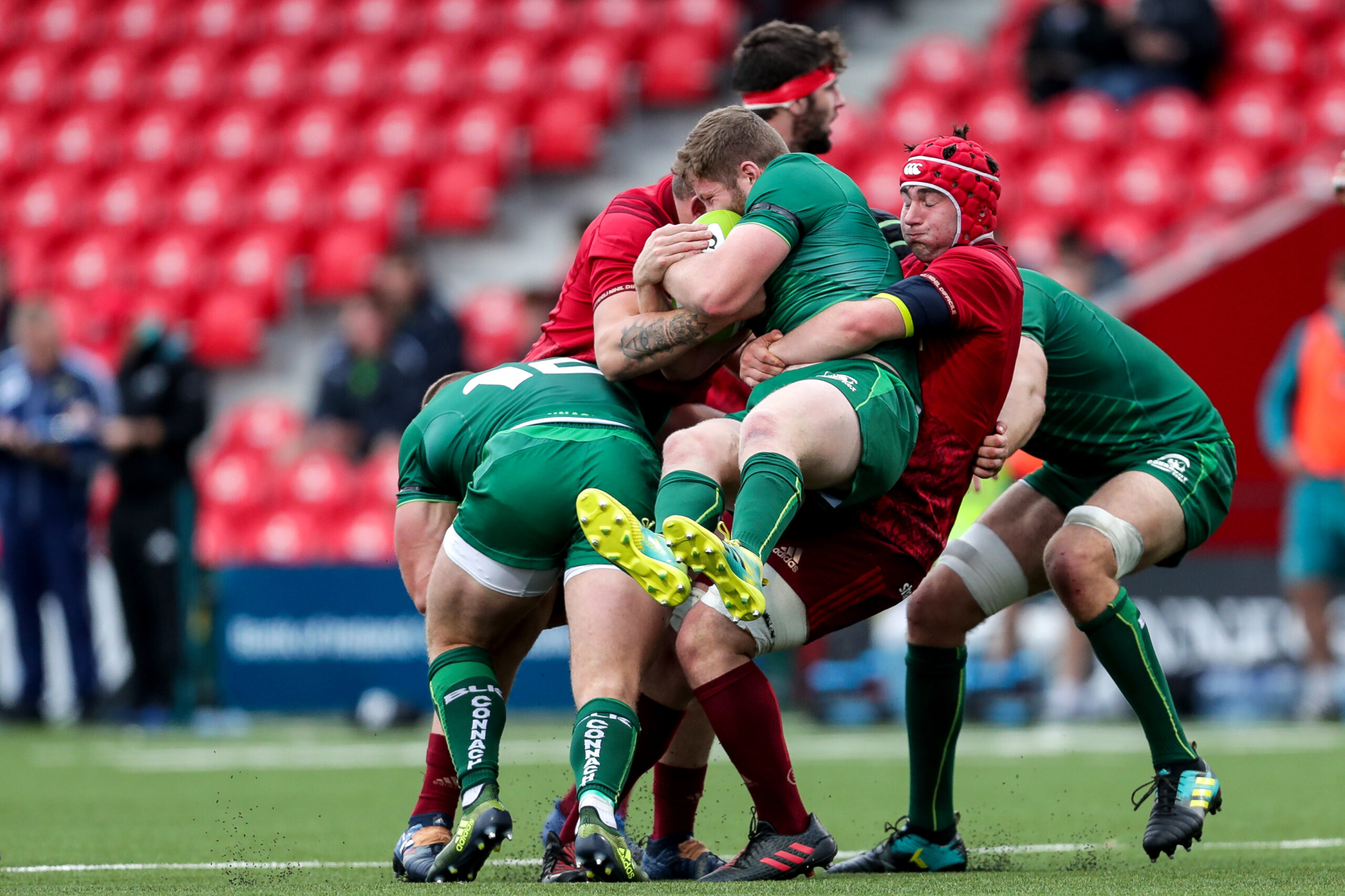 Munster Rugby | Kieran Joyce tackled by John Hodnett 7/9/2018