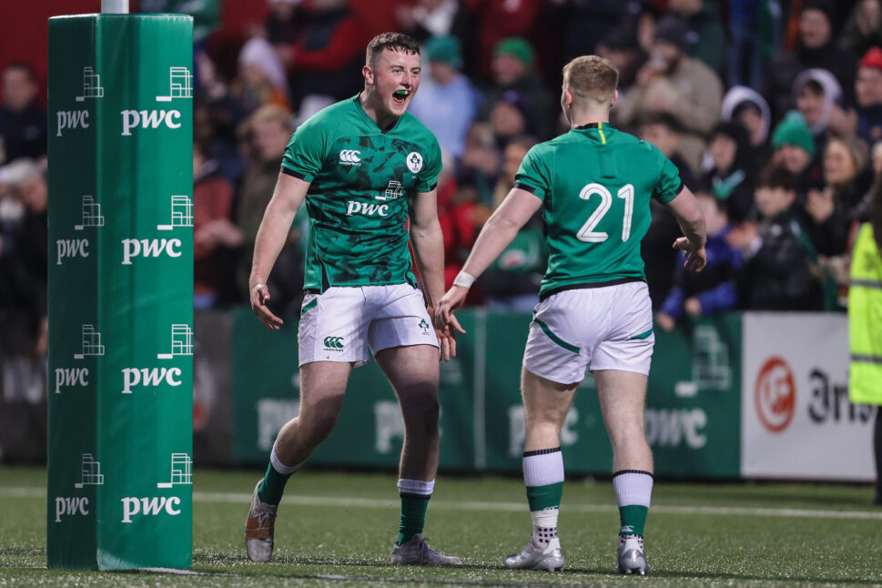 Munster Rugby | Ireland’s Fionn Gibbons and Ethan Coughlan celebrate ...