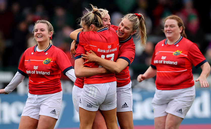 Munster Rugby | Heather Kennedy, Stephanie Nunan and Aoife Corey ...
