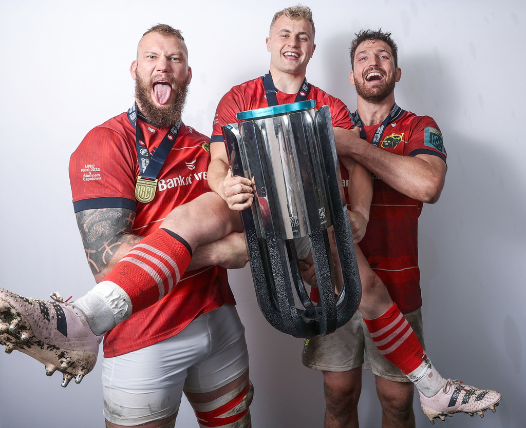 Munster Rugby RG Snyman Craig Casey And Jean Kleyn 27 5 2023