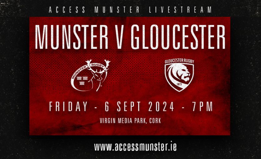 Munster Rugby | Munster v Gloucester Live On Access Munster