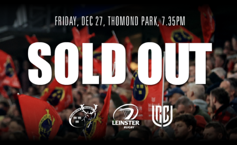 Munster Rugby | Ticket Update | Munster v Leinster Now Sold Out