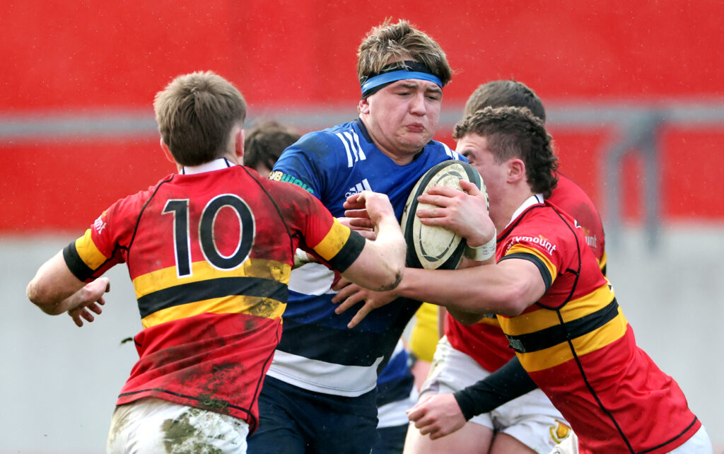 Munster Rugby | Charlie O’Shea and Jack O’Callaghan tackle Tom Shanahan ...