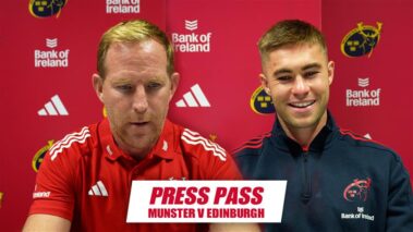 Munster Rugby | Press Pass | Munster v Edinburgh