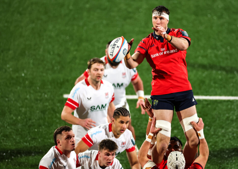 Munster Rugby | Tom Ahern claims a line-out 2/1/2026