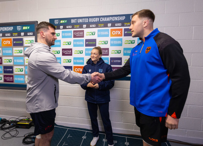 Munster Rugby | Diarmuid Barron with Hollie Davidson and Ben Carter 23 ...