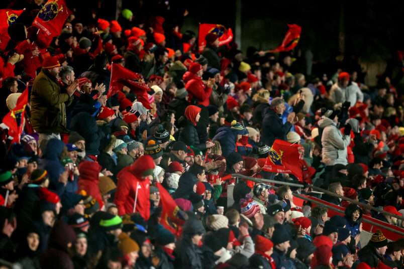 Munster Rugby | A view of Munster fans during the game 23/1/2026