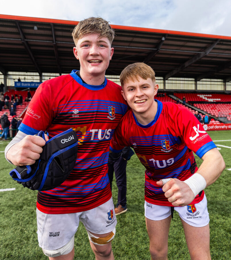 Munster Rugby | Callum McGrath and Darragh Newman celebrate winning 25 ...