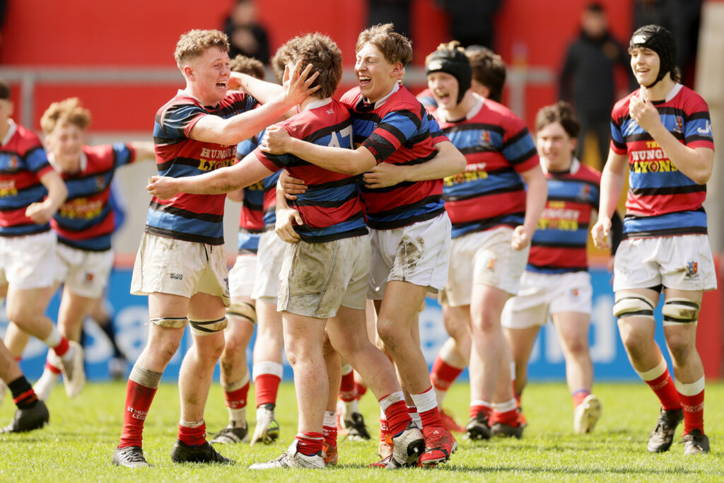 Munster Rugby | Aaron Cowhey, Dean Siebert and Paraic Landers celebrate ...