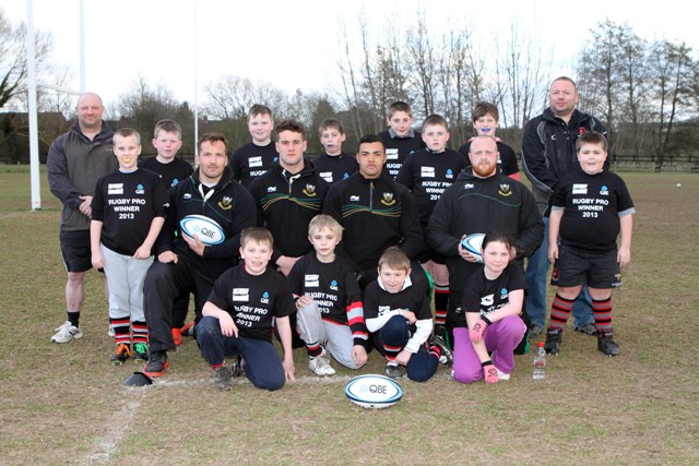Premiership Rugby | QBE Rugby Pro Winners Dunstable RFC train with ...