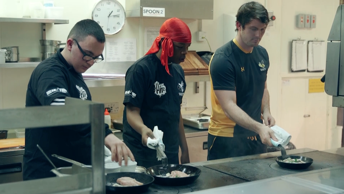Premiership Rugby | HITZ learners take on MasterChef cooking challenge