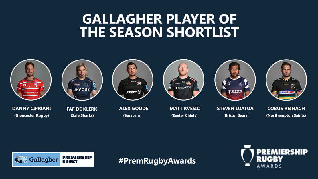 Premiership Rugby | Gallagher Premiership Rugby Player of the Season ...