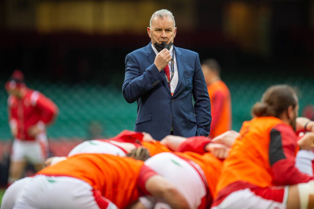 Welsh Rugby Union | Wales & Regions | Wayne welcomes the win and then ...