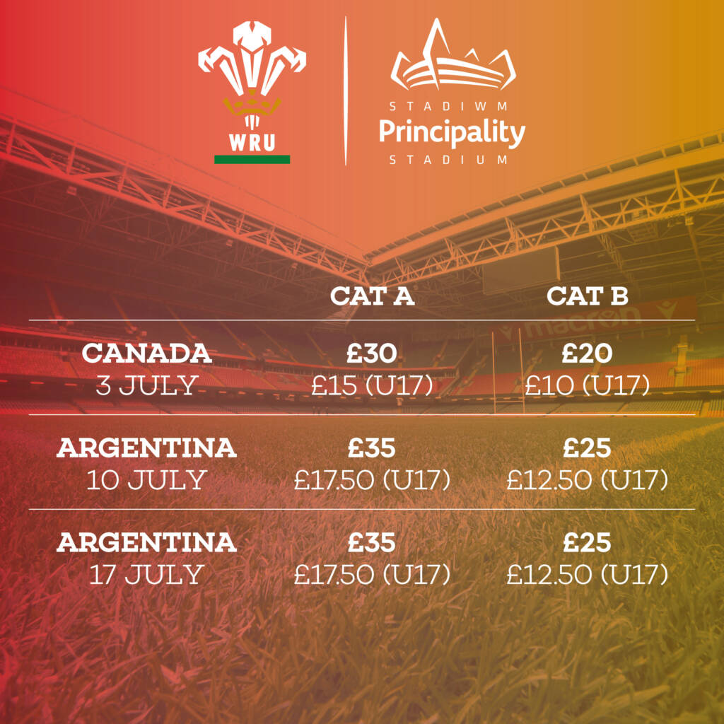 Welsh Rugby Union - Cheer on Champions Wales in person!