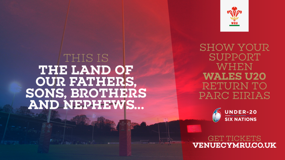 Welsh Rugby Union - Wales U20 Six Nations tickets now on sale!