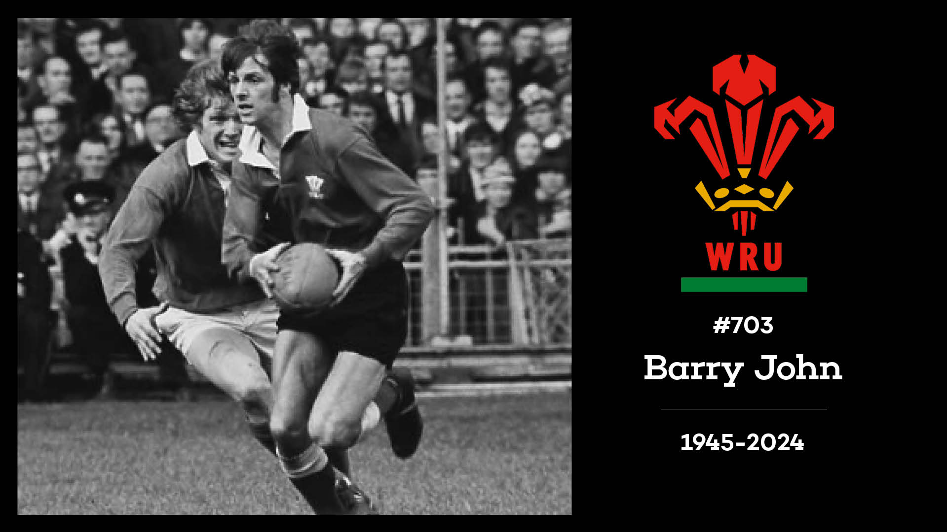 Welsh Rugby Union | Wales & Regions | Sir Gareth Edwards on Barry John