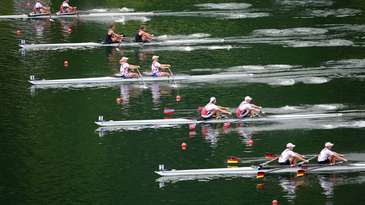 Damp but calm finals at Lucerne World Rowing Cup - World Rowing