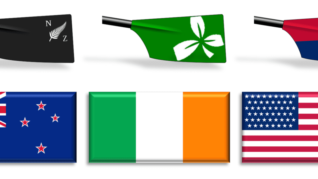 Oar power - the symbol on the end of the blade - World Rowing