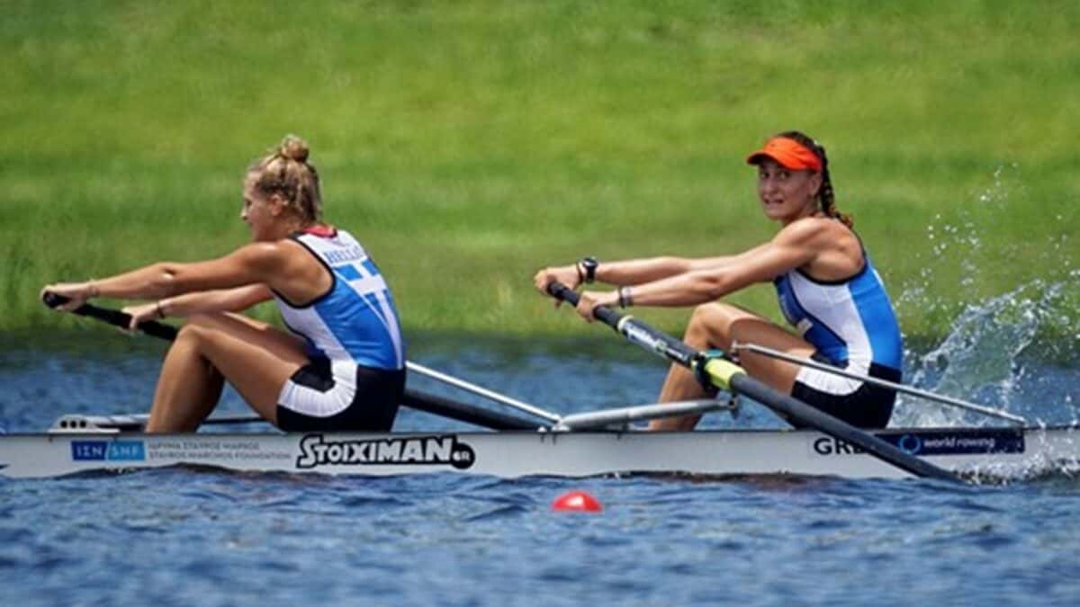 Greece strike World Best Time pace in under-23 semifinals - World Rowing
