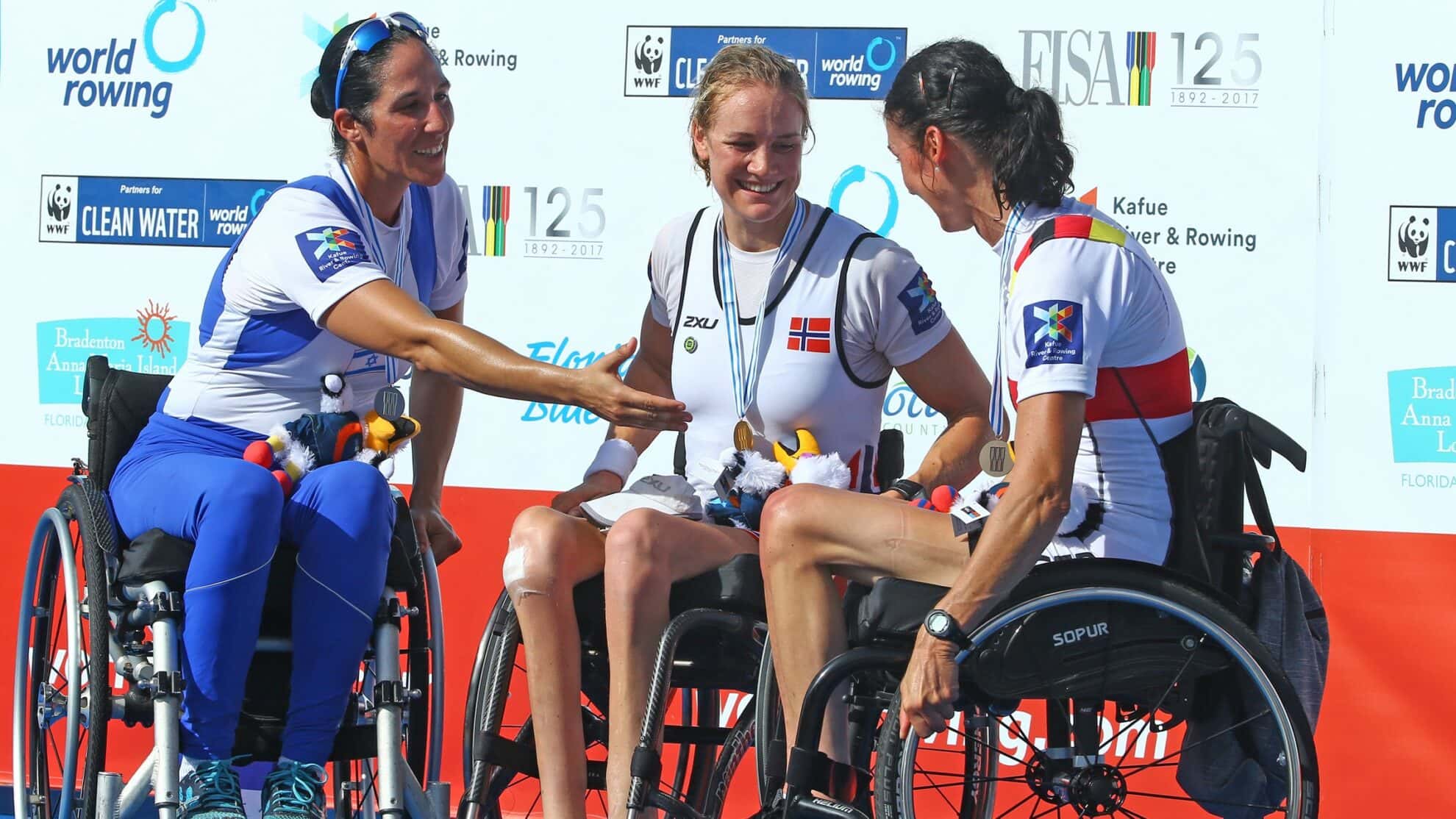 Podium photos - Sunday at the World Rowing Championships - World Rowing