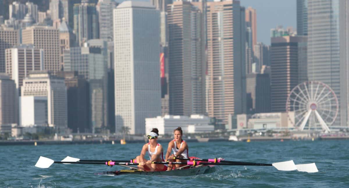 Sunday racing at the 2019 World Rowing Coastal Championships in Hong ...