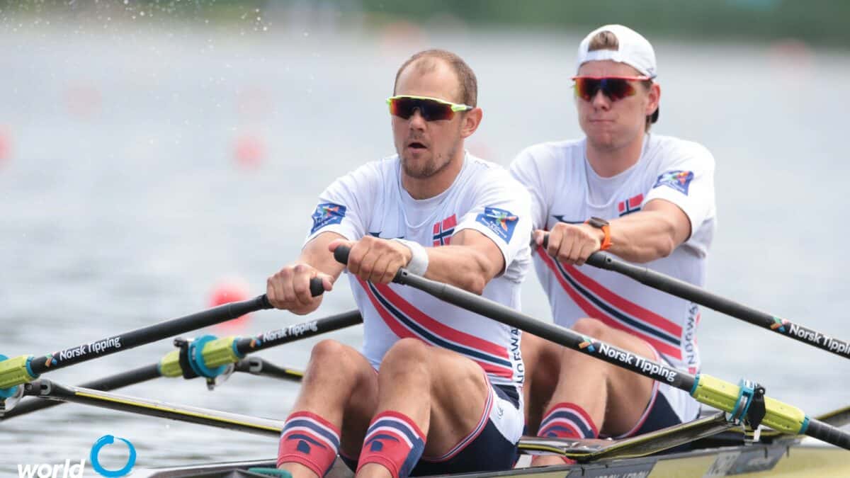 2022 World Rowing Cup III - Olaf Tufte receives his Thomas Keller Medal