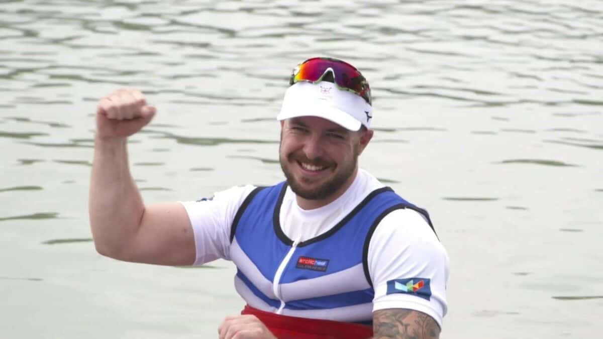 Benjamin Pritchard qualifies Great Britain in the PR1 M1x for Tokyo 2020