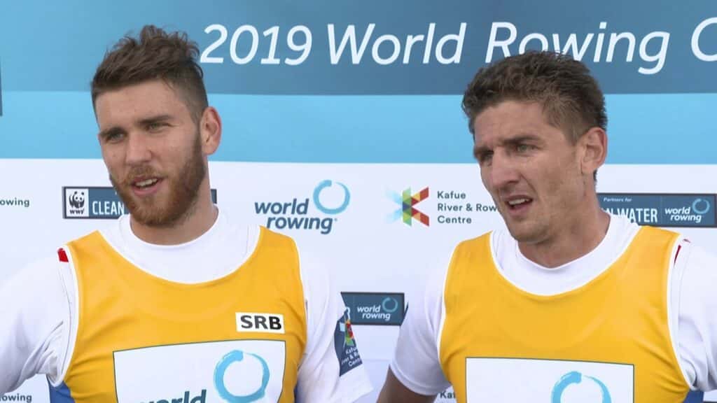 Martin Mackovic and Milos Vasic Interview - 2019 World Rowing Cup I