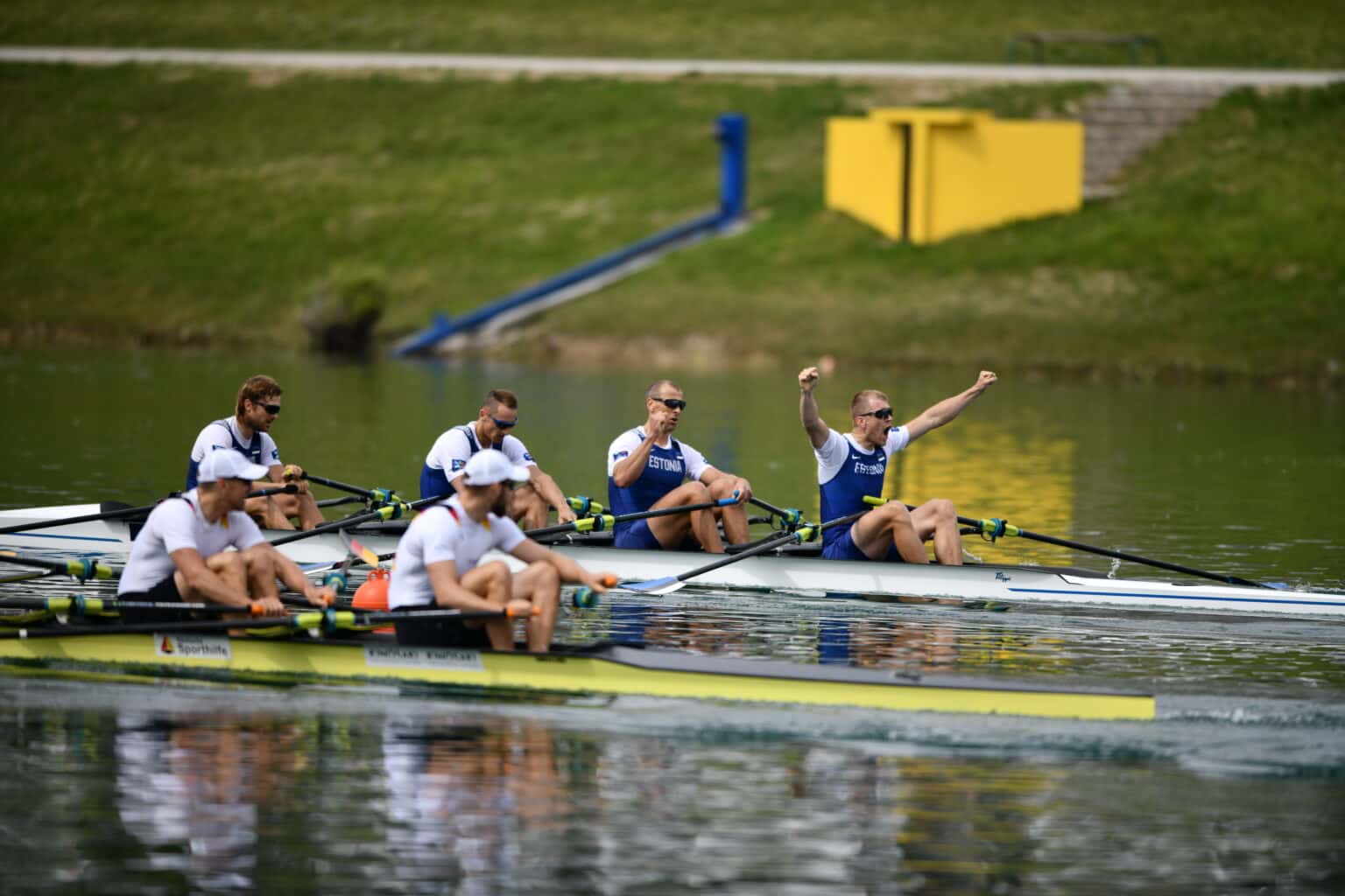 Leaders of the 2021 World Rowing Cup series established on Jarun Lake ...
