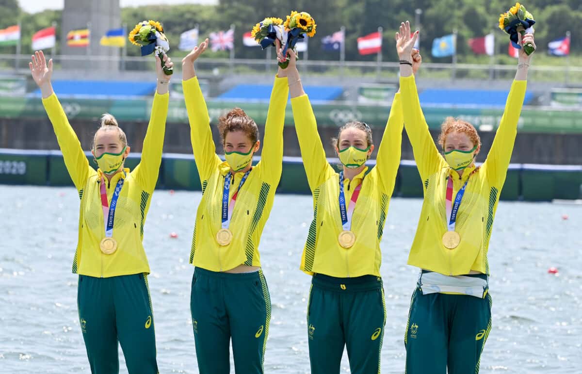 Record-setting day for first finals day at the Tokyo Olympic rowing ...