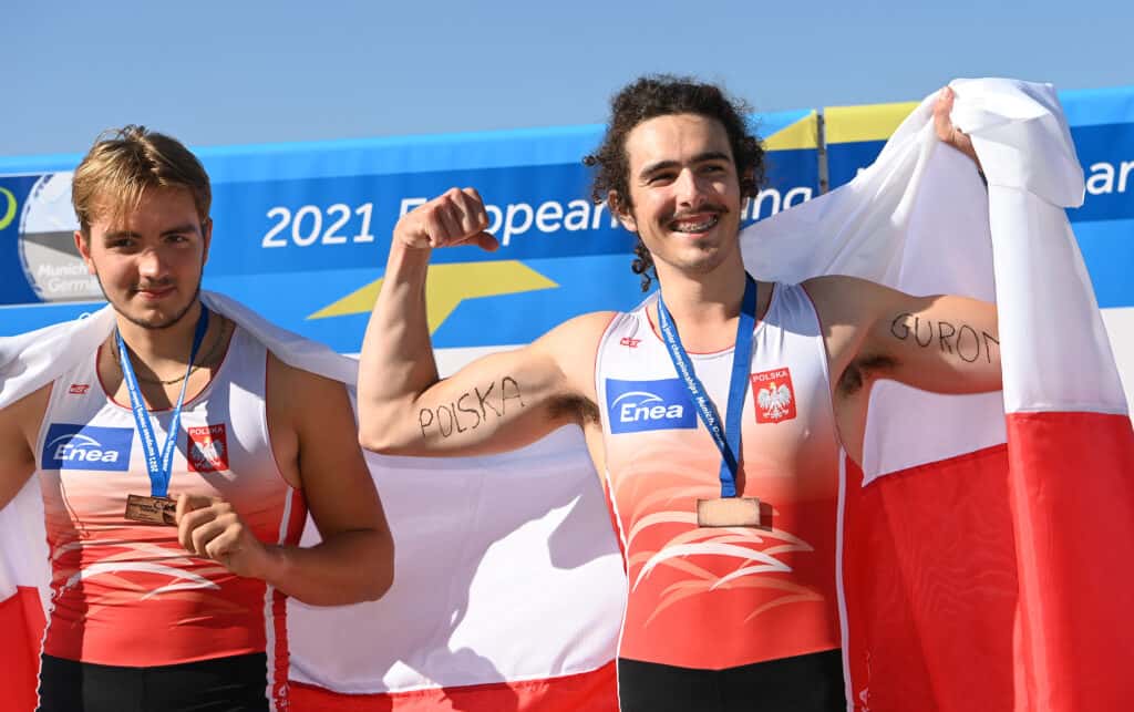 Sunday racing at the 2021 European Rowing Junior Championships, Munich ...